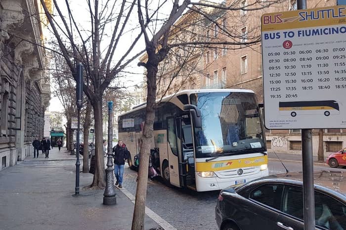 【Bus Fiumicino Roma】«Autobús del Aeropuerto a Termini y Centro»